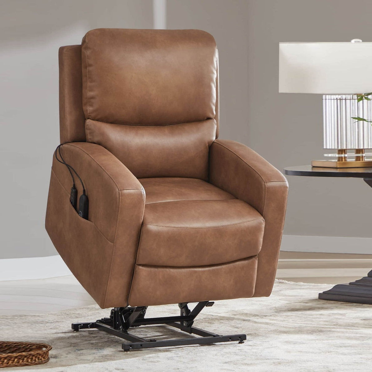 Hector Leather Power Lift Recliner Chair – Valencia Theater Seating ...