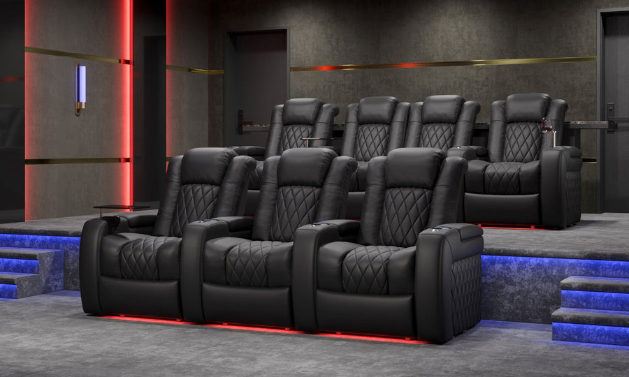 Home Theater Seating Australia – Valencia Media Room Lounges – Valencia ...