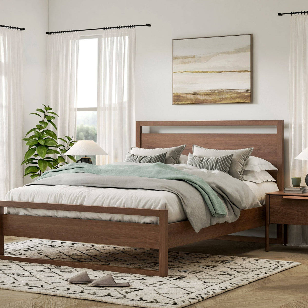 Leah Wood Bed Frame – Valencia Theater Seating Australia